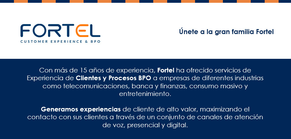 Trabajar en Fortel Customer Experience & BPO - Empleos en Fortel ...